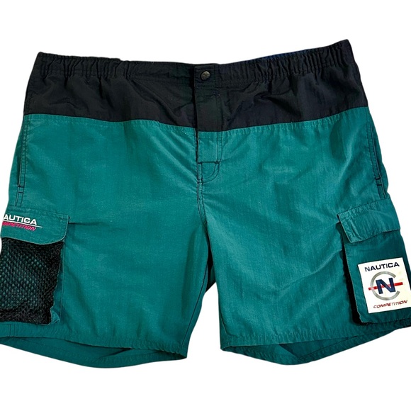 Nautica | Swim | Mens Vintage 9s Nautica Competition Colorblocked Cargo ...